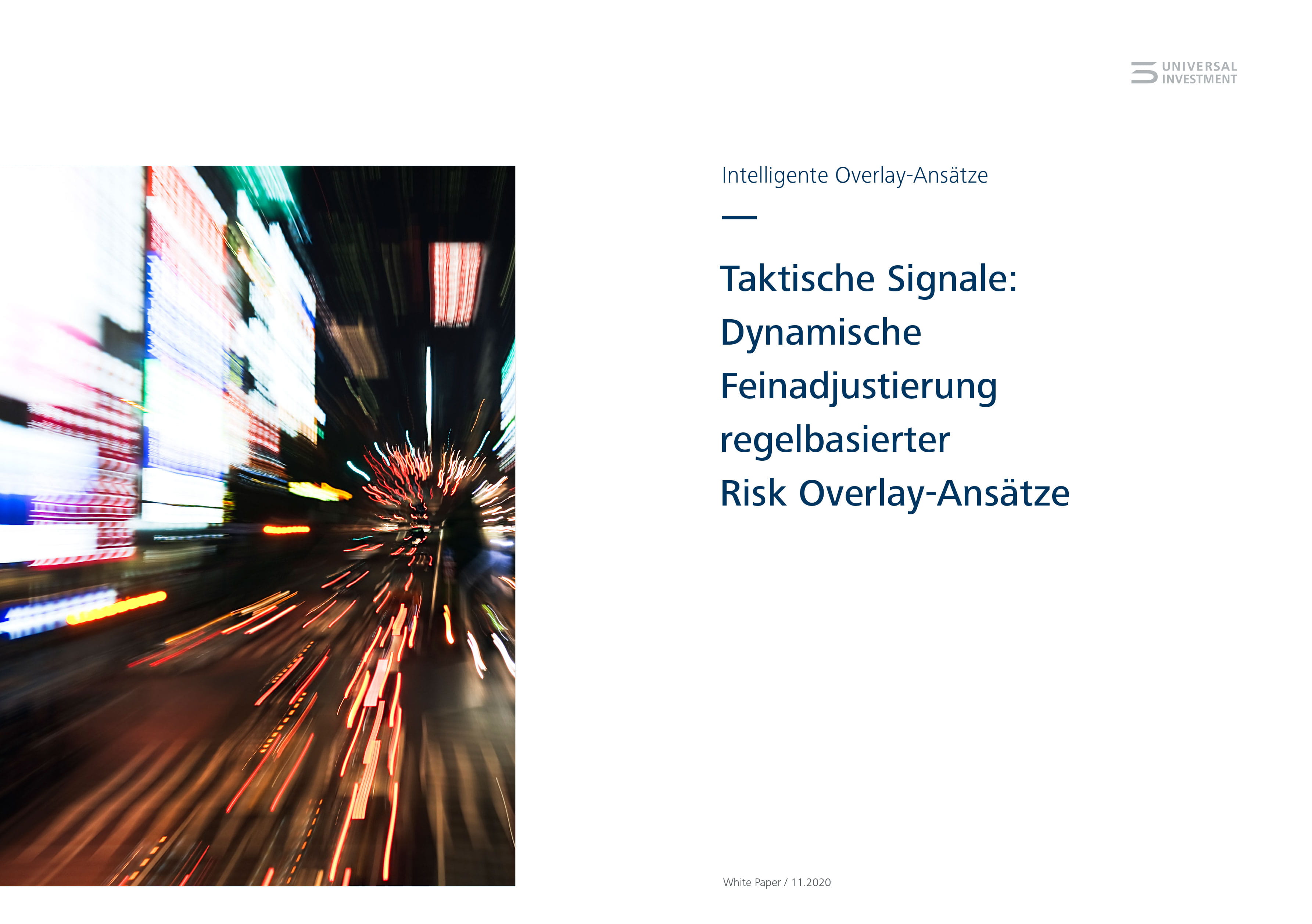 Overlay Management | Portfolio Management | Universal Investment